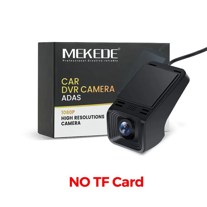 Автомобильный видеорегистратор MEKEDE, видеорегистратор Full HD 1080P с углом обзора 170 ° для автомобильного DVD-плеера, навигатора, парковочного монитора, ADAS, видеорегистратор с TF-картой MY-DVR-1080P