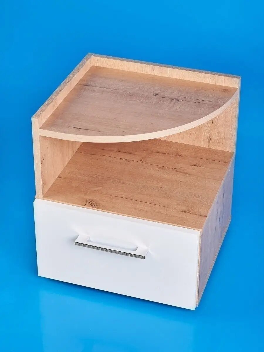 Тумба прикроватная деревянная с ящиком в спальню