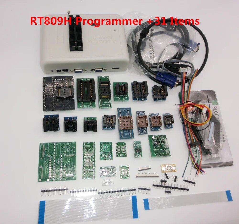 Программатор RT809H с 31 аксессуаром