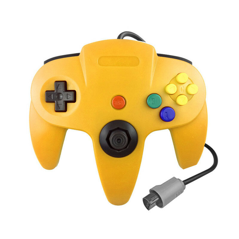 Игровой контроллер N64, проводной контроллер Nintendo N64, в наличии, доступны различные цвета