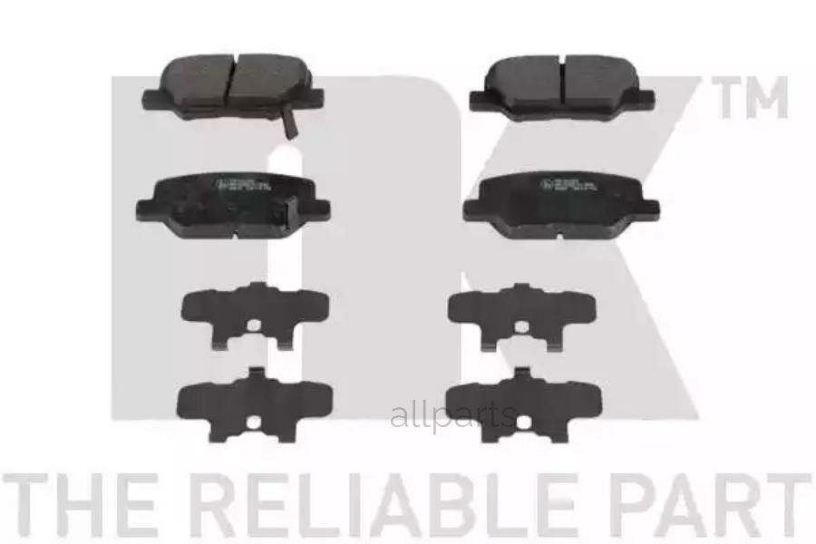 NK 221972 колодки дисковые задние!\ Citroen C4 12>, Mazda 6 12>, Mitsubishi ASX/Outlander 10>