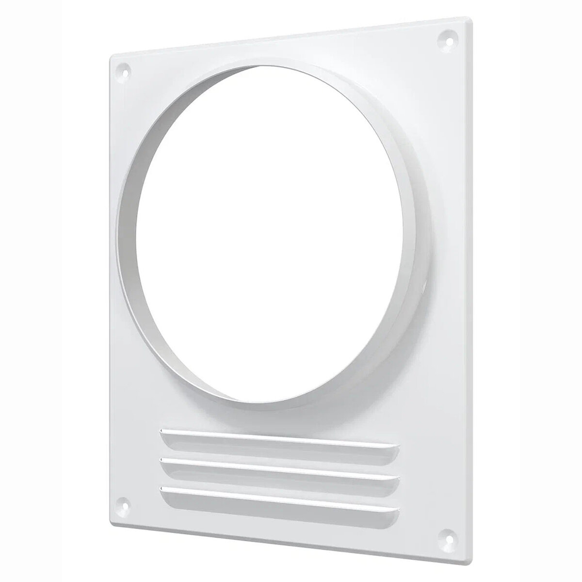 Площадка торцевая ERA с решеткой, 196х236 мм, фланец, диаметр 150 мм, металл