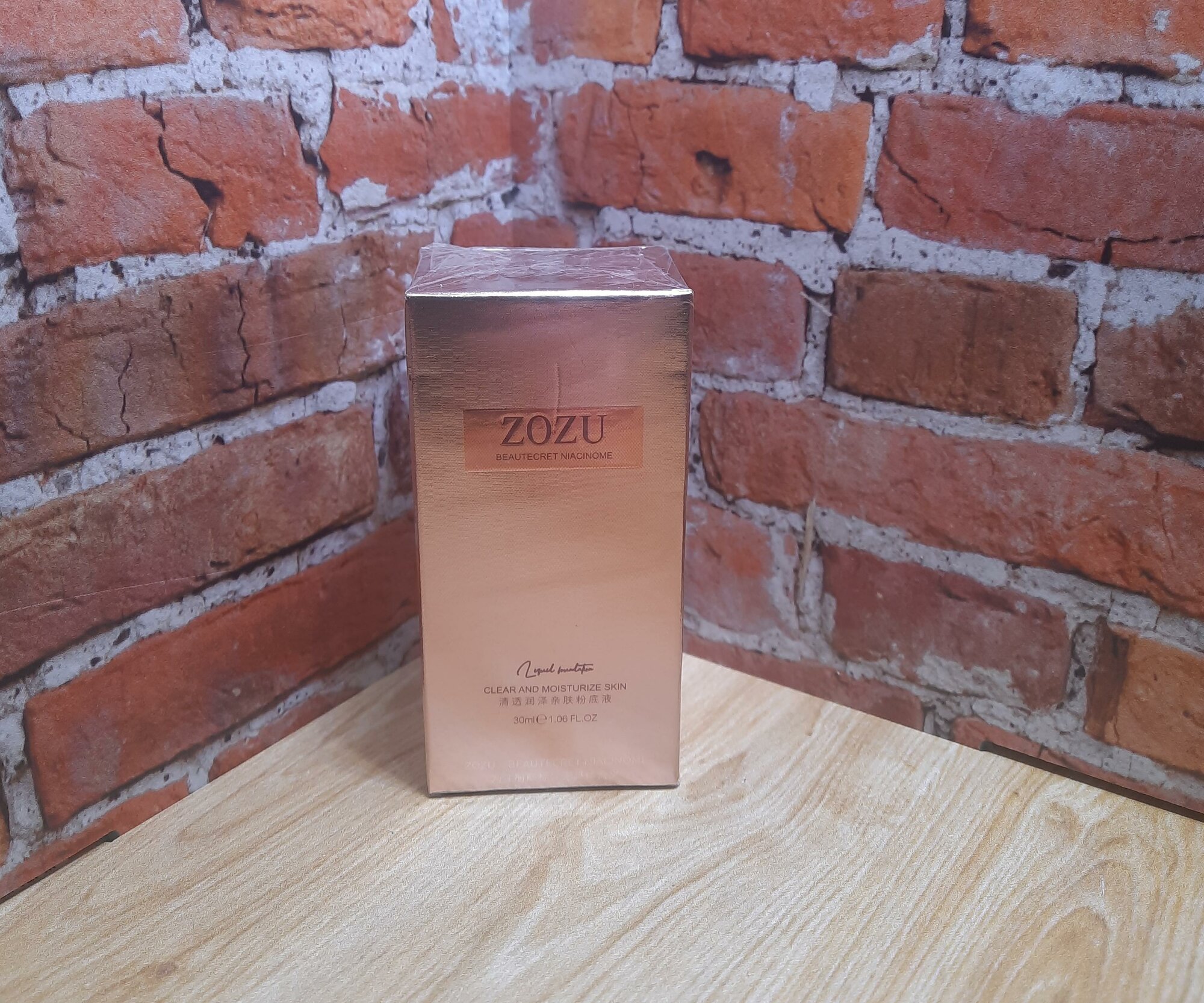 Zozu Тональный крем-оттенок увлажняющий 30 мл Тон 02 Слоновая кость