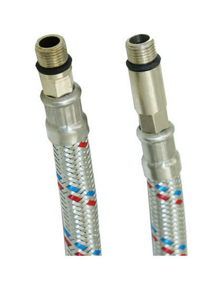 TiM C28-12 Гибкая подводка для смесителя 1/2 г-М10, 120см , пара