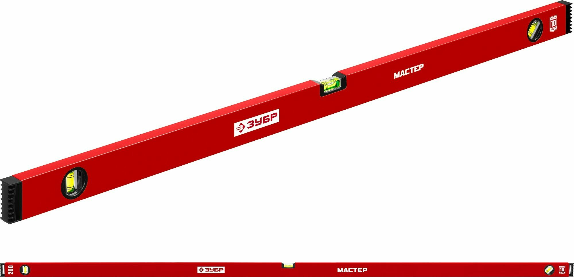 ЗУБР мастер, 2000 мм, уровень с усиленным профилем (34584-200)