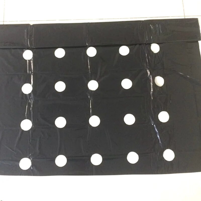 Tewango черная перфорированная пленка для растений 25 м