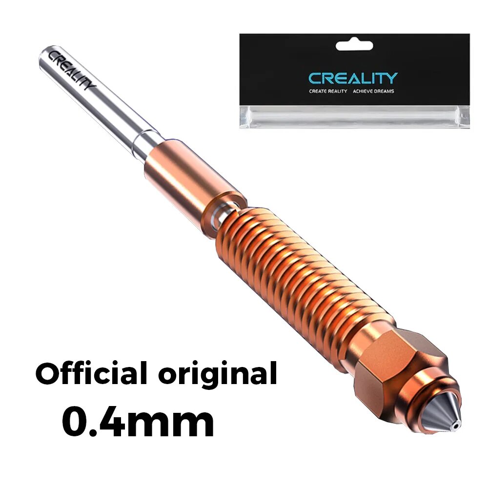 Официальное оригинальное сопло Creality Quick-Swap 0,4 мм, 1 шт. для K1C Ender-3 V3 Ender-3 V3 Plus, сопло из закаленной стали