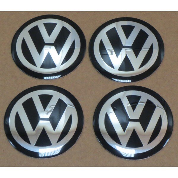 Наклейка OR-7 "Volkswagen" на автомобильные , колпаки, диски (диаметр 70мм.) пластик/комп. 4шт.