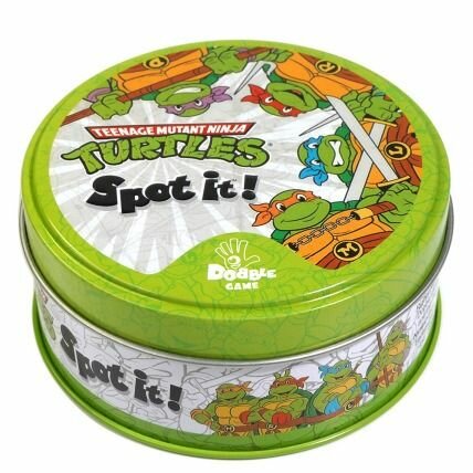 Настольная игра Доббль/ Дубль Spot it! Turtles - отличное развлечение для всей семьи и забавный подарок на Рождество!