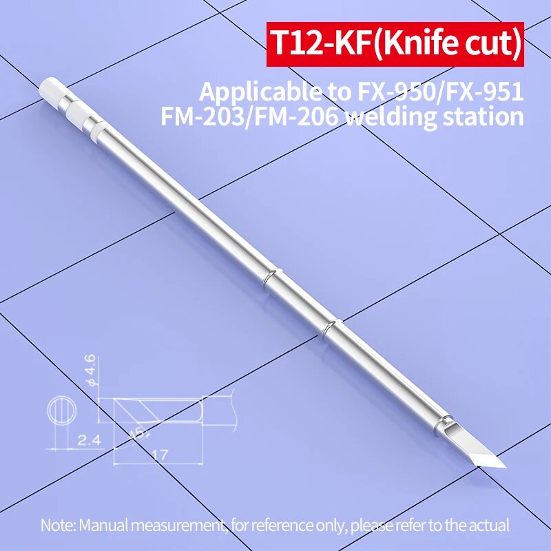 Сменные паяльные жала HAKKO T12 T12-KF, 3PCS