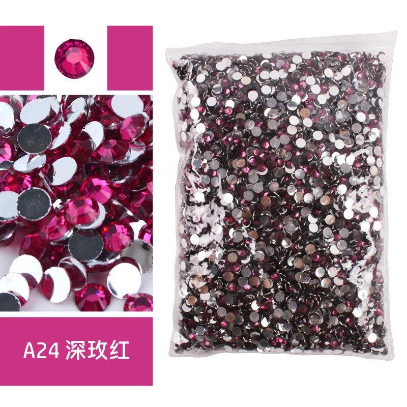 Большие Искусственные пластиковые кристаллы размером 2-6 мм без горячей фиксации