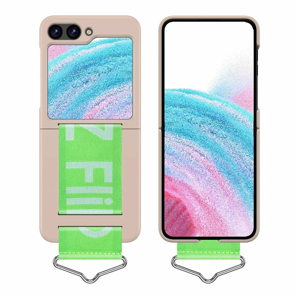 Розовый чехол для Samsung Z Flip 6, ультратонкий, PC