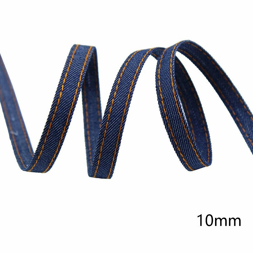 Джинсовая лента YAMA 5 ярдов 10-38 мм