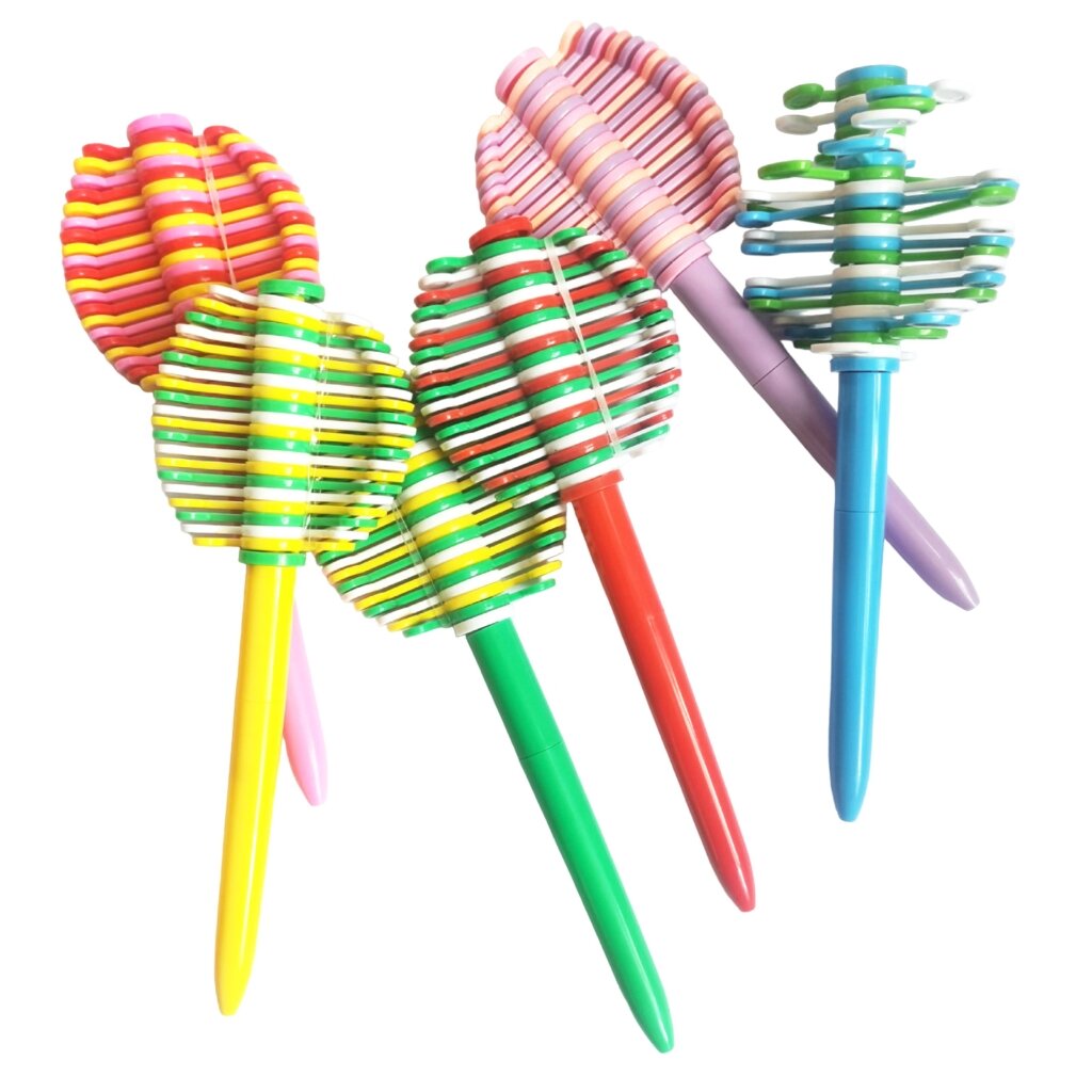 Шариковая ручка-спиннер 6 штук: подарок для Нового года