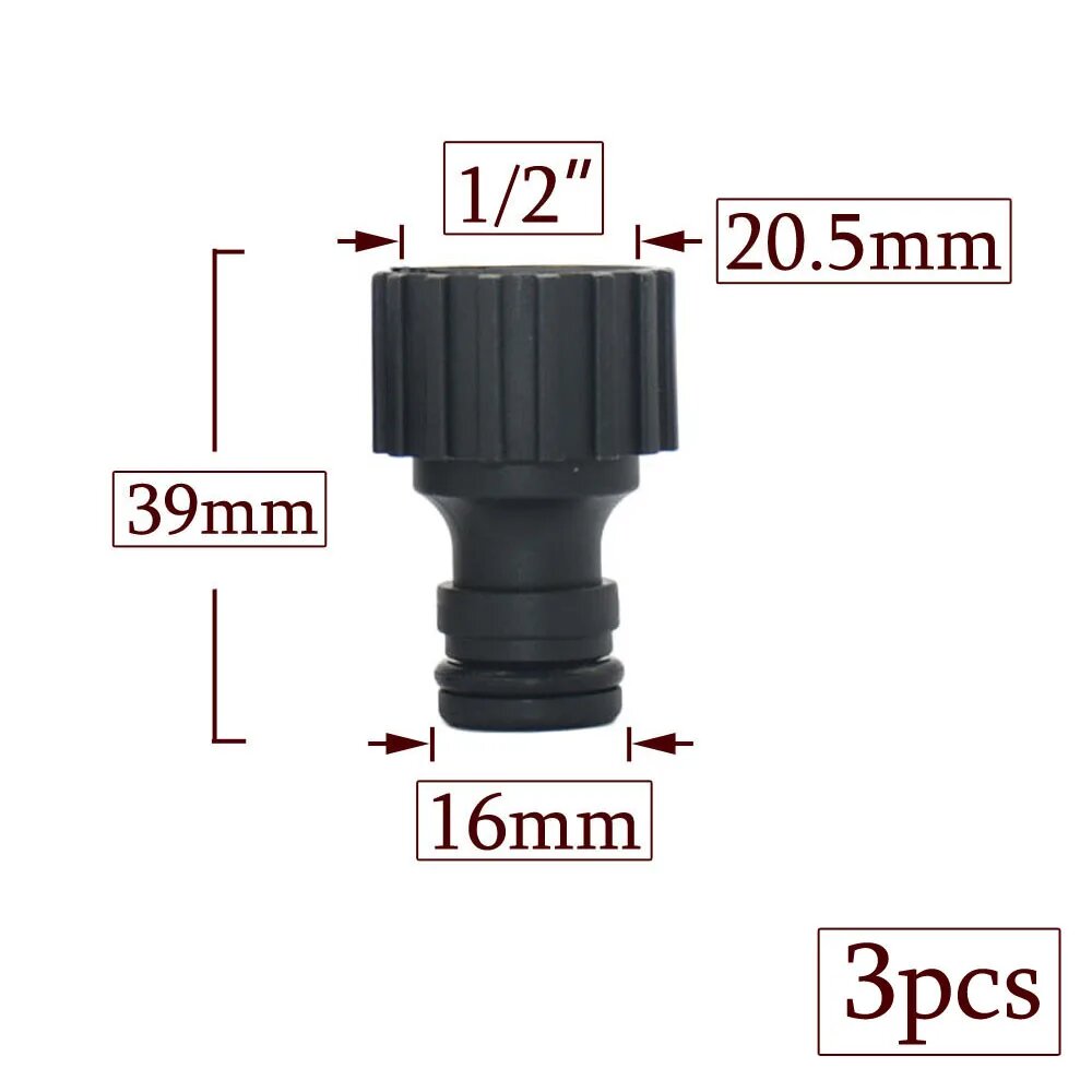 Быстроразъемный ниппель WHWH 1/2 3/4", пластик B