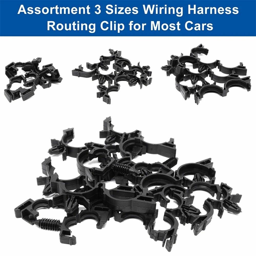 45x Нейлоновая стяжка для кабелей, Комплект крепежных элементов для жгута проводов