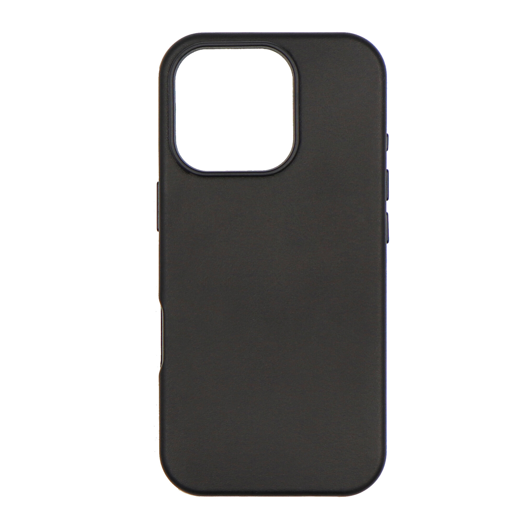 Чехол-накладка для iPhone 16 Pro, экокожа, магнитный (MagSafe), без лого, X-CASE, черный
