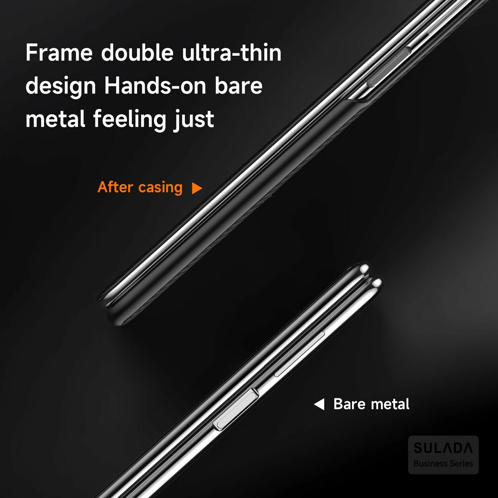 Чехол Sulada, для Samsung Z Fold 6, искусственная кожа, 1 шт. — фото 1