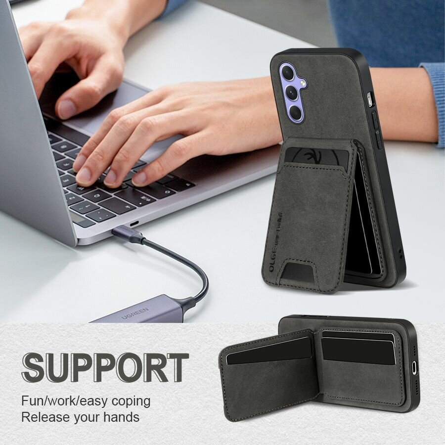 Чехол для Samsung Galaxy A55 /(Самсунг Галакси А55)/Чехол для мобильного телефона в виде бумажника/бумажник