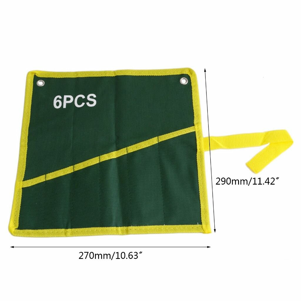 Сумка для инструментов, Набор из 6 двусторонних гаечных ключей с карманом