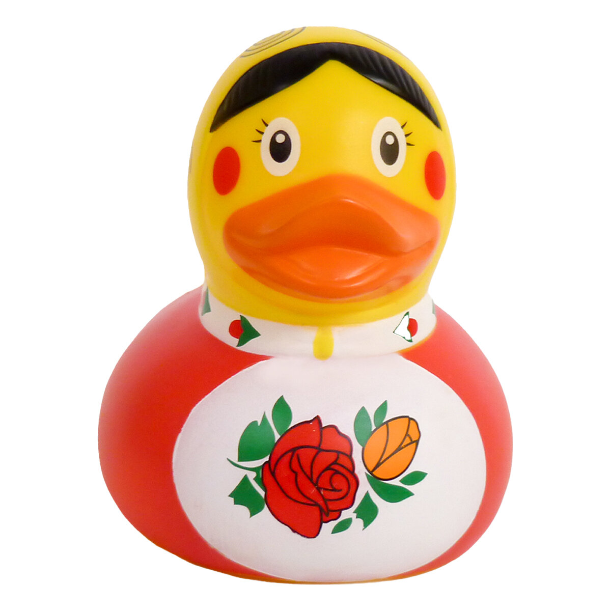 Ути-Пути резиновая матрешка уточка - забавная детская ванная игрушка для игр малышей