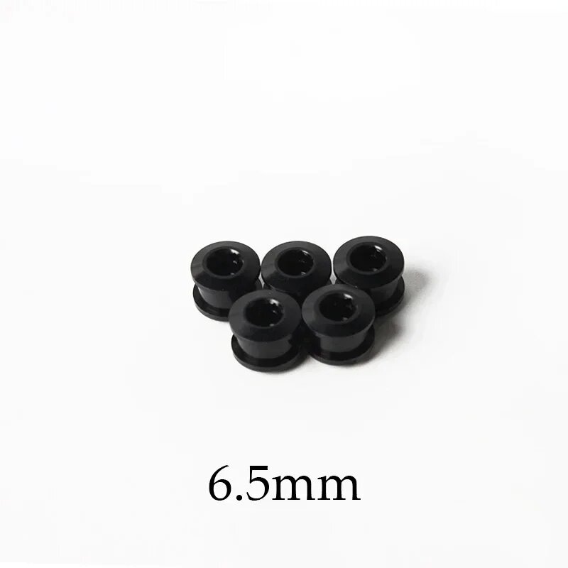 BUCKLOS Болты для велосипедной звезды 6.5/8.5 мм 4/5 шт. Черный, 5PC 6.5mm-Black