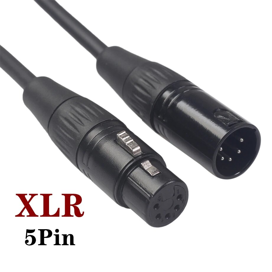 XLR 5Pin кабель 15м M-F