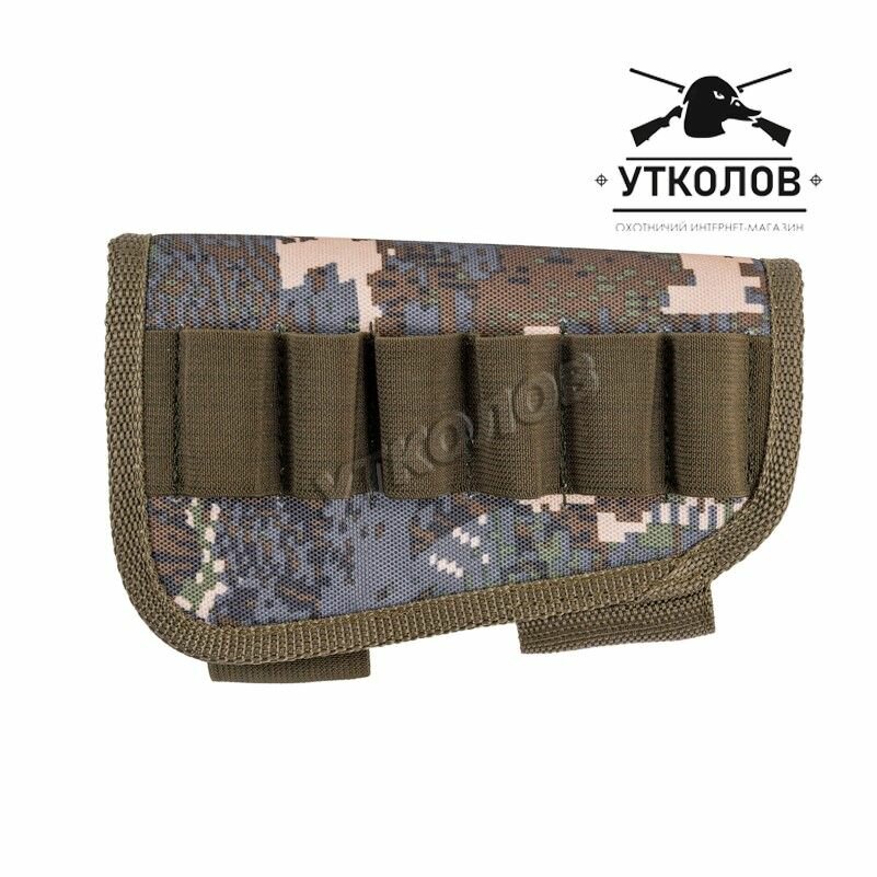 Патронташ на приклад на 6 патронов универсальный