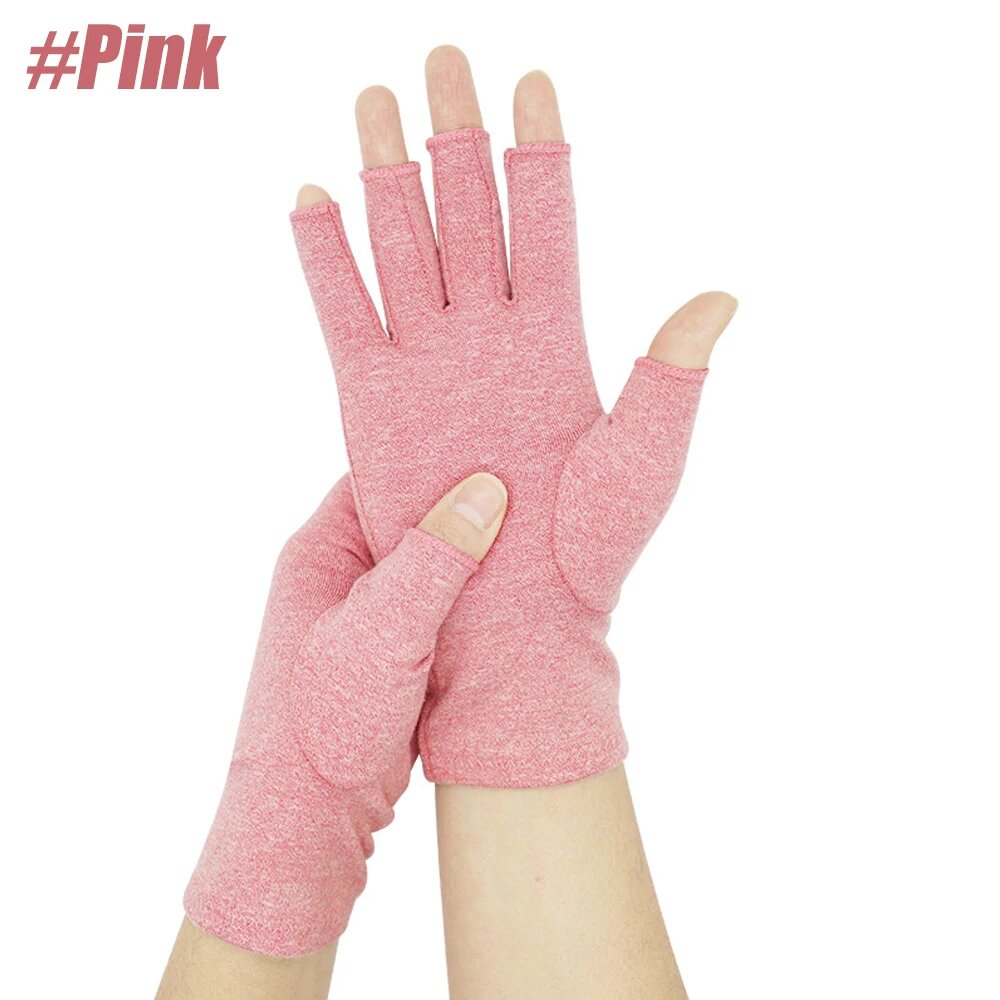 WRESTTOP Компрессионные перчатки для рук 44% хлопок 44% полиэстер 12% спандекс Розовый, L, Розовый