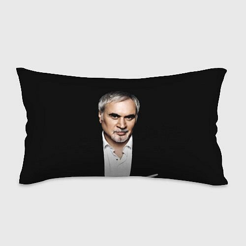 Меладзе на черном фоне Прямоугольная подушка