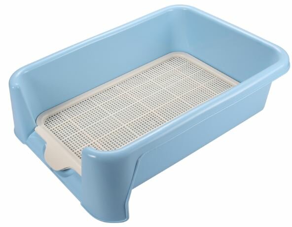 Triol Туалет P652 для собак с сеткой, 52*40*15см, голубой