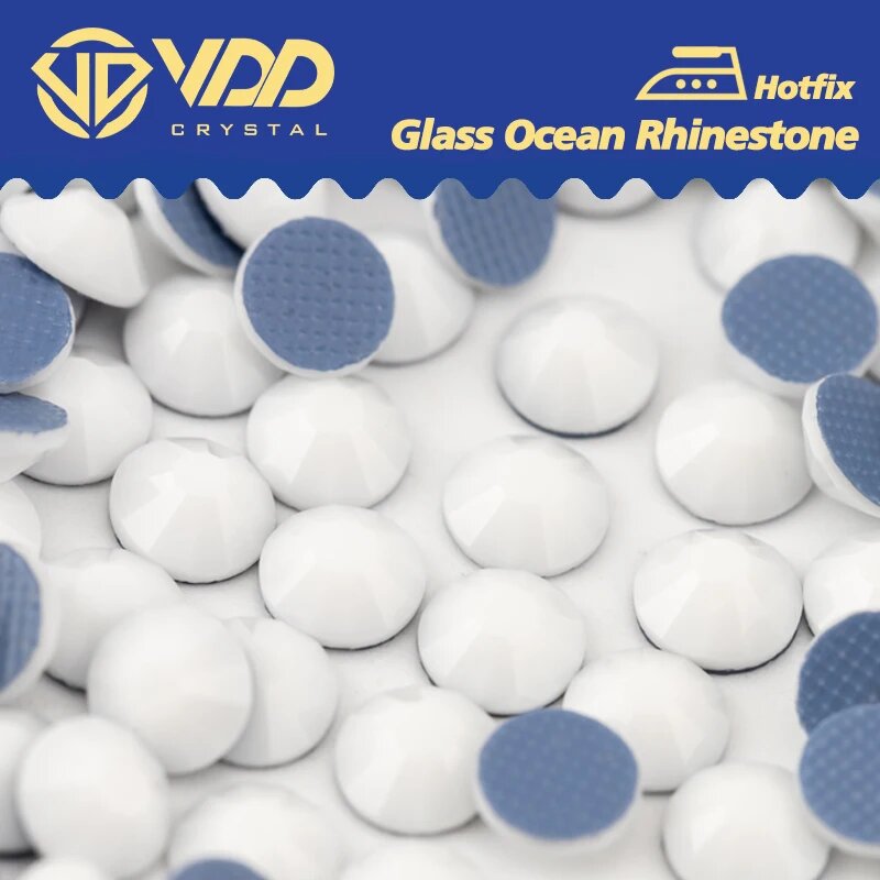 Стразы VDD Ocean Glass SS30, 288шт, белые