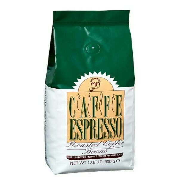 Кофе турецкий в зернах Mehmet Efendi 500 гр, Caffe Espresso