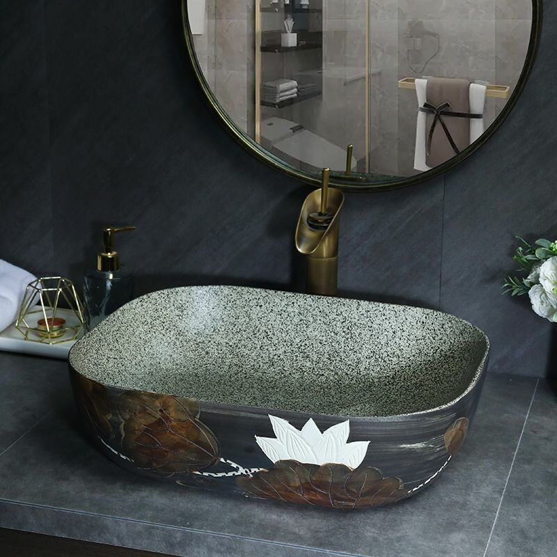 Раковина, Керамические материалы , подходящие для дома, гостиницы и т. д/ винтажная