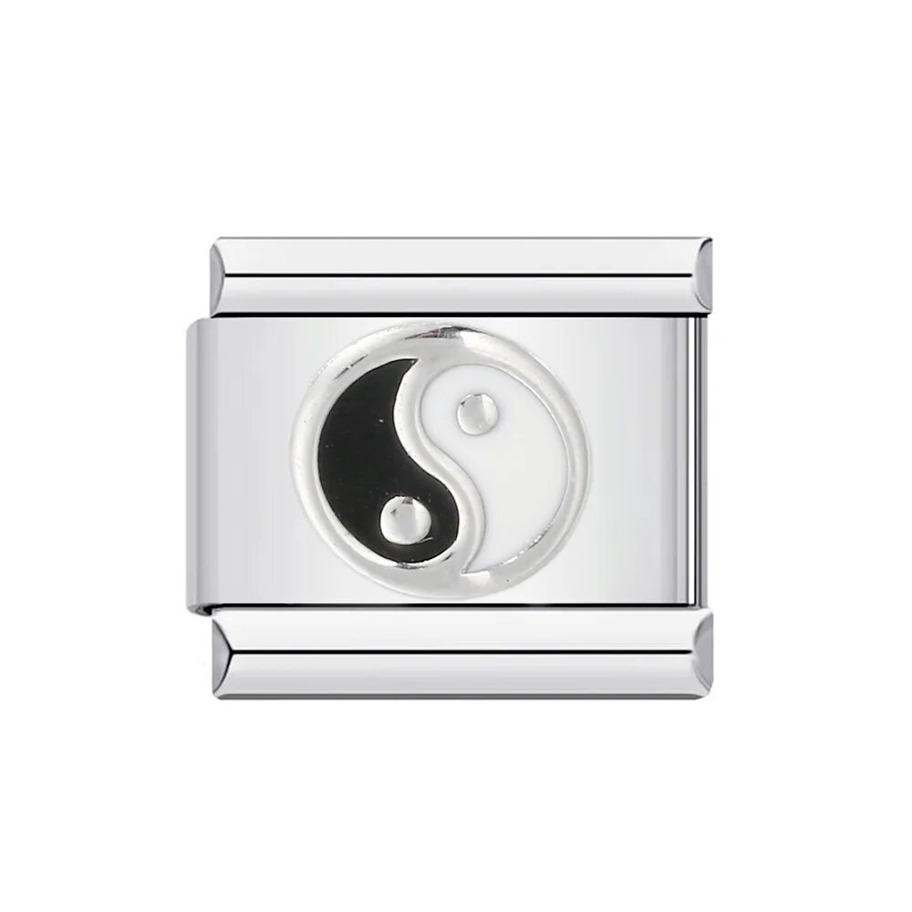 Нежная круглая звезда, луна, гора, океан, пляж, итальянский шарм, подходит для браслета из нержавеющей стали 9 мм, изготовление бусин своими руками, ювелирные изделия