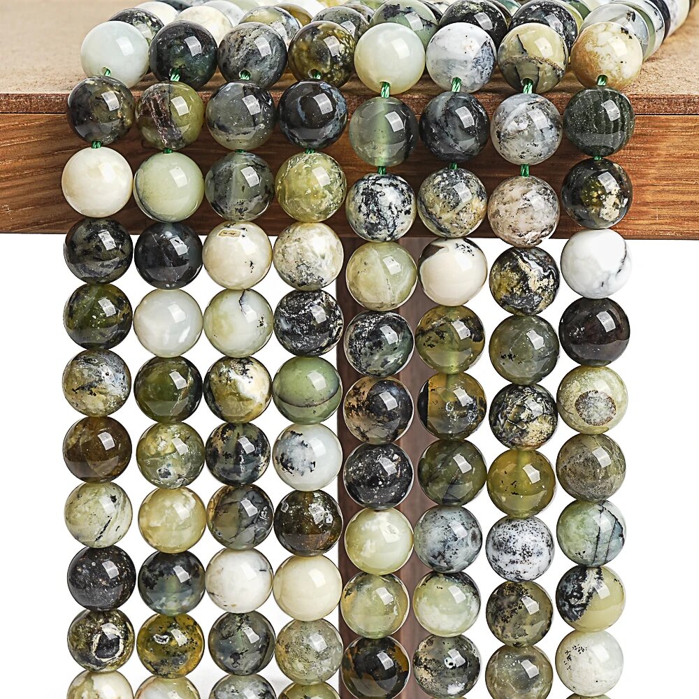 Бусины из натурального оникса 6/8/10 мм 6mm approx. 62 beads