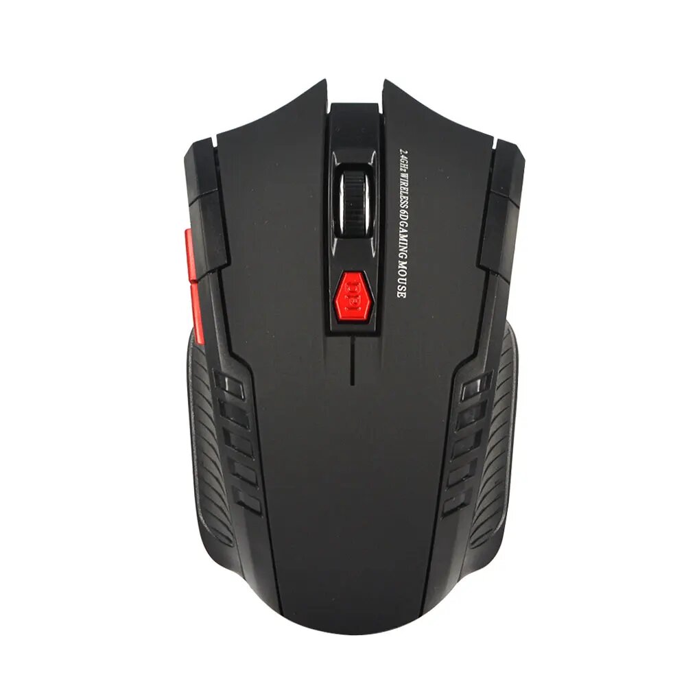 Беспроводная игровая мышь kebidumei 6D Black