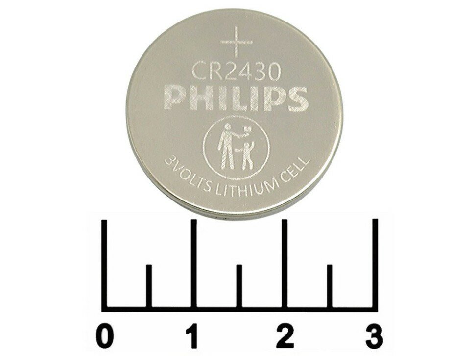 Батарейка CR2430 3V Philips Lithium