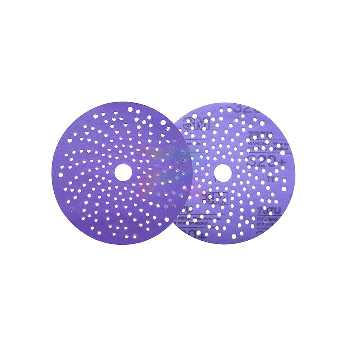 Круг шлифовальный абразивный 3M 51422 Hookit 737U Cubitron II P180 c мультипылеотводом 150 мм.