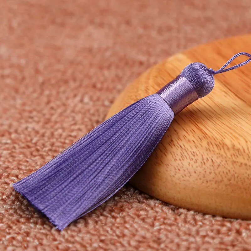 Шёлковые кисточки для сережек calamori 10 шт. Фиолетовый, Light Purple