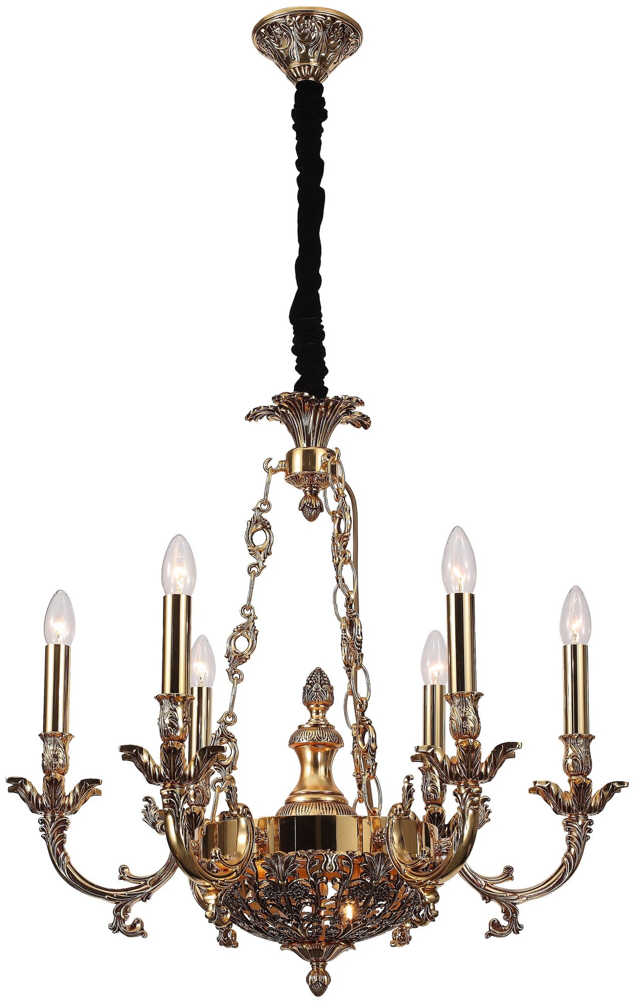 Люстра подвесная FIRENZE 1781.6.2 antique gold