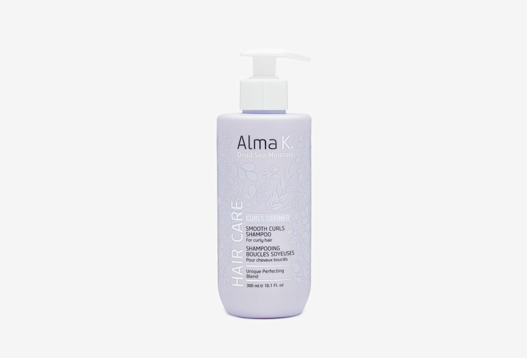Смягчающий шампунь для вьющихся волос ALMA K. SMOOTH CURLS SHAMPOO 300 мл