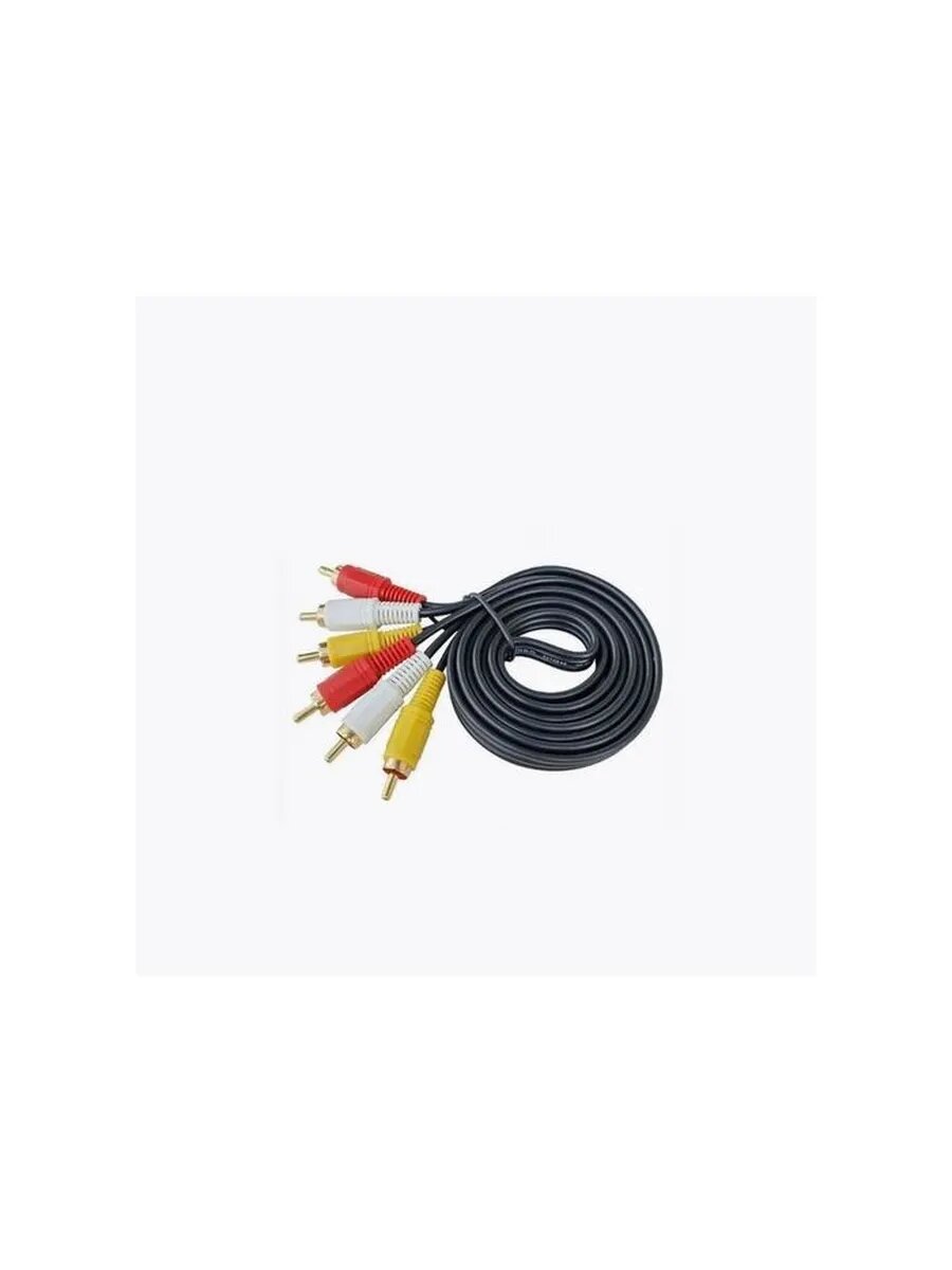 Кабель 3 RCA-3 RCA чёрный 2м Exployd EX-K-1402