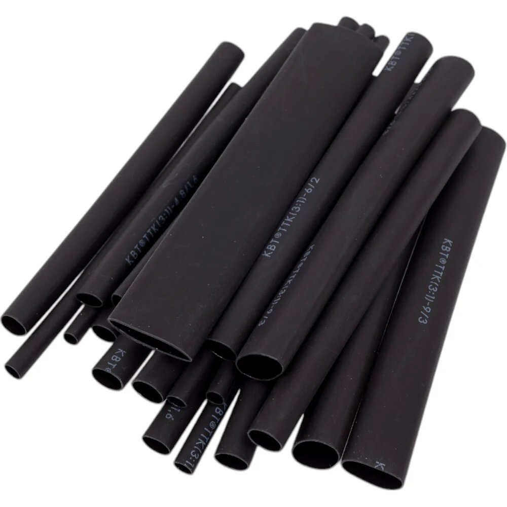 Набор термоусадочных трубок КВТ Гермокомплект Мульти Макс, для герметизации