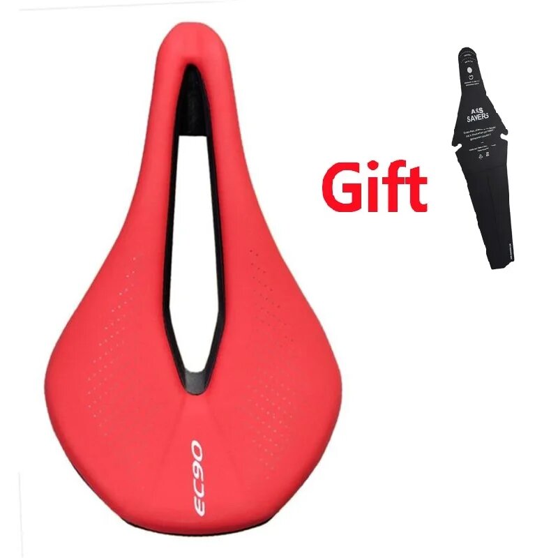 Седло EC90 для горных и шоссейных велосипедов Красный, red 143mm