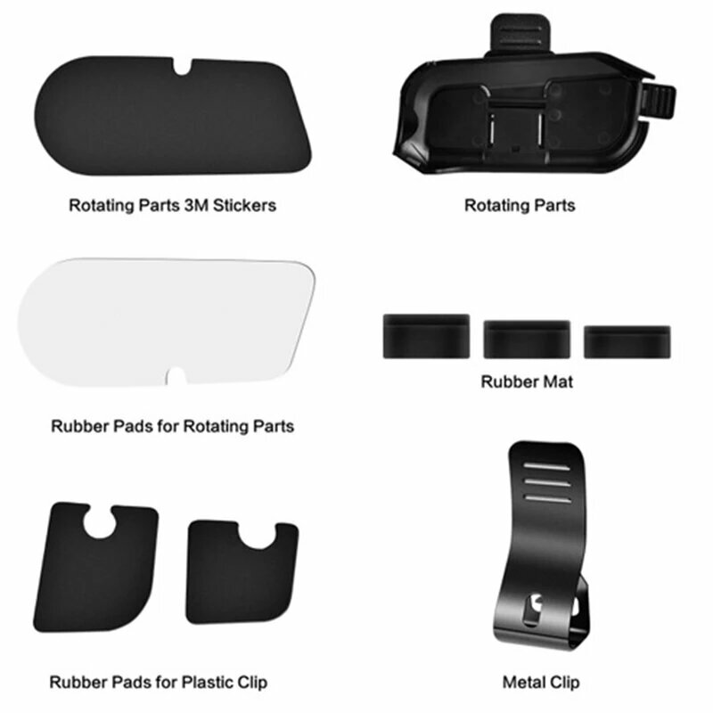 Fodsports FX30C Pro кронштейн для внутренней связи, зажим-держатель для шлема FX60C, гарнитура, зажим для мотоцикла, аксессуары для внутренней связи