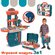 Детская мастерская-чемоданчик ЛАС играс "Умелец", 3 в 1, 21 элемент