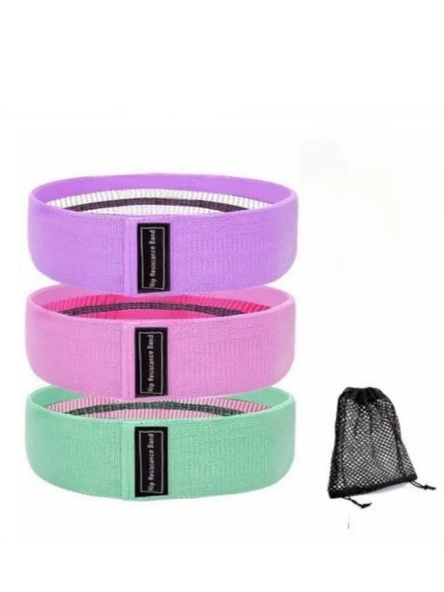 Комплект эластичных тренировочных резинок