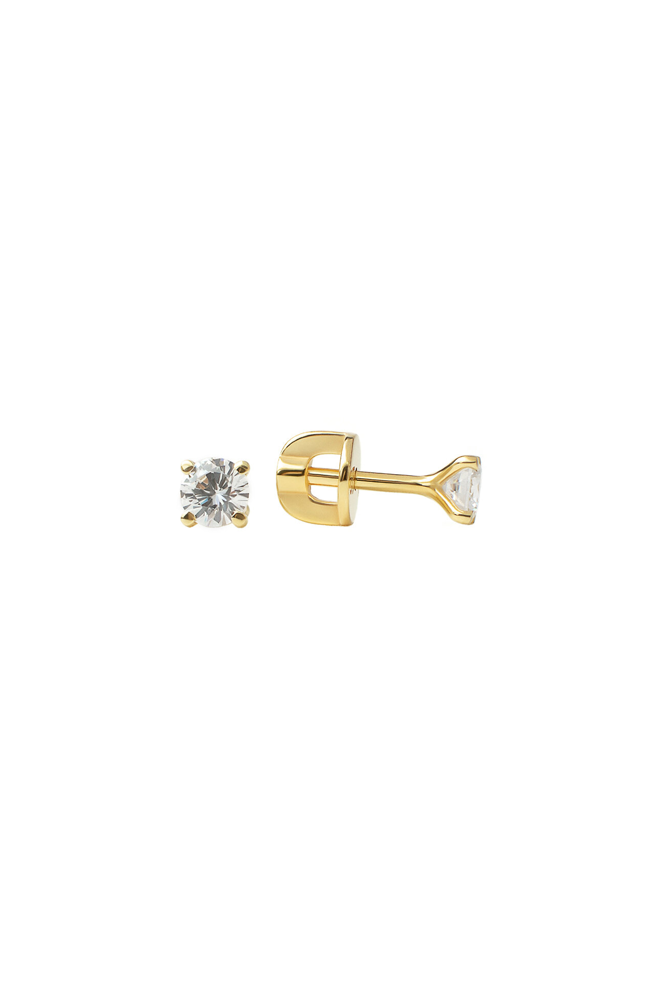 Серьги пусеты, 925 проба