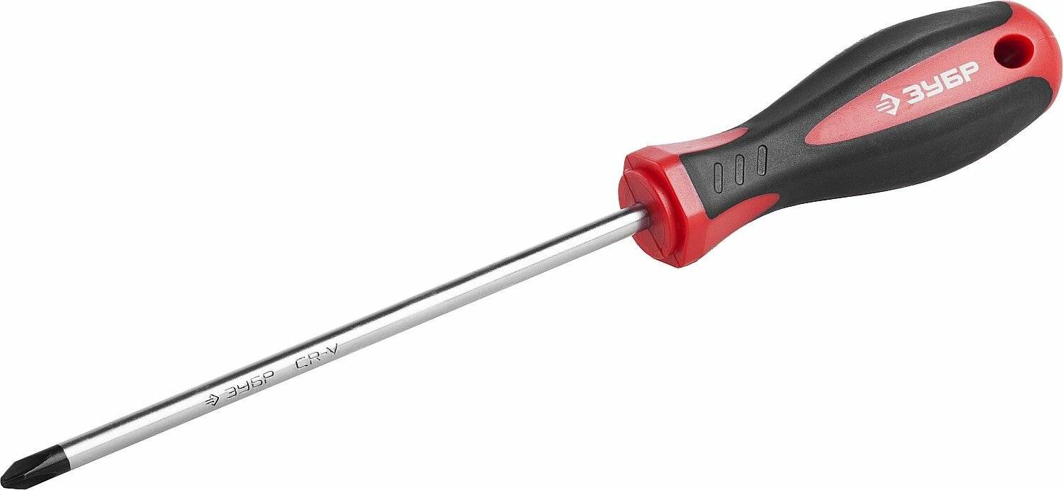 Отвёртка ЗУБР PH2, 150мм, качественная, надёжная, инструментальная 25062-2-150_z03